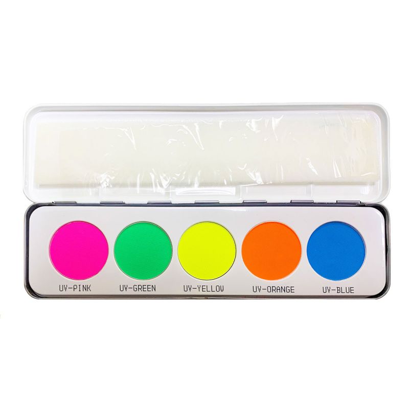 Kryolan 5196-01 UV Palette 5 Colors - - SKU#: 202872