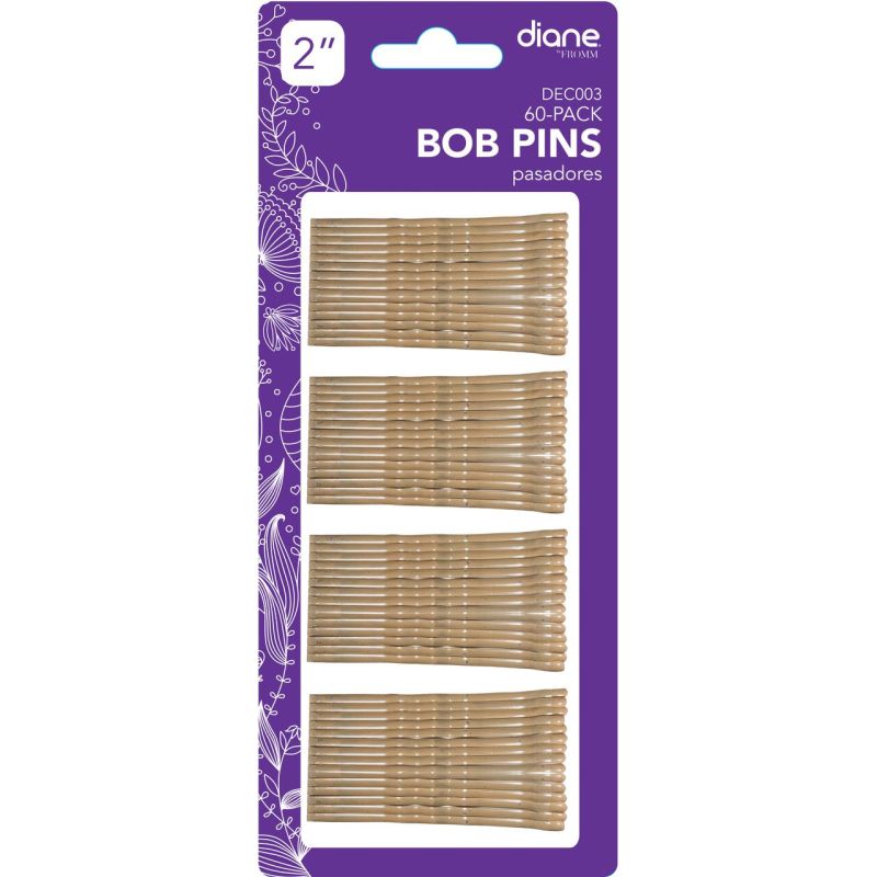 DEC003 Bob Pins 2 Inch Blonde 60pk - - SKU#: 204120