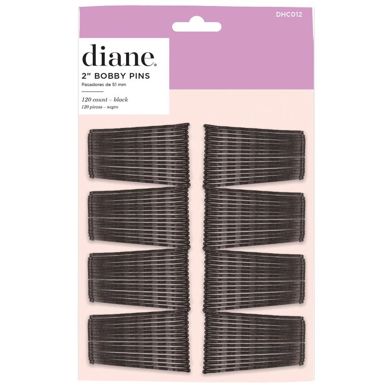 DHC012 Bob Pins 2 Inch Black 120PK - - SKU#: 210430