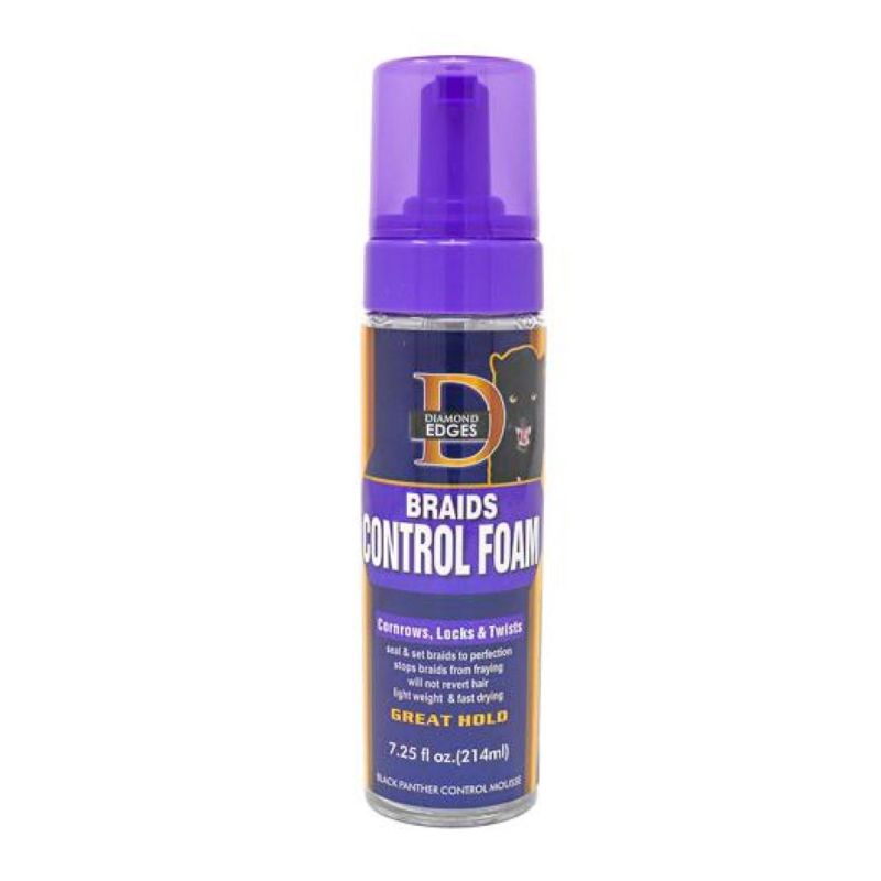 Diamond Edges Braids Control Foam 7.25oz - - SKU#: 222477